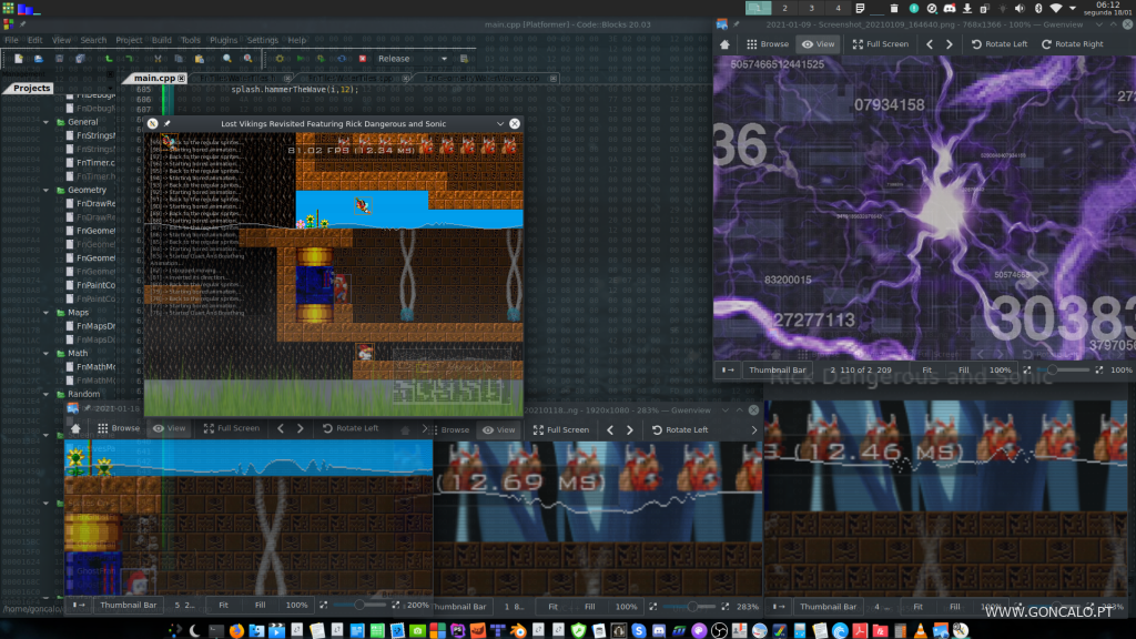 2021-01-18 - Embelezar as ondas no meu Game Engine em C/C++ ...